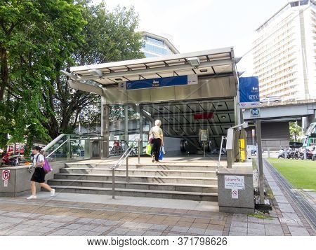 Silom Mrt Subway Image & Photo (Free Trial) | Bigstock