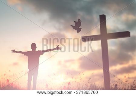 Happy Man Rise Hand Image & Photo (Free Trial) | Bigstock