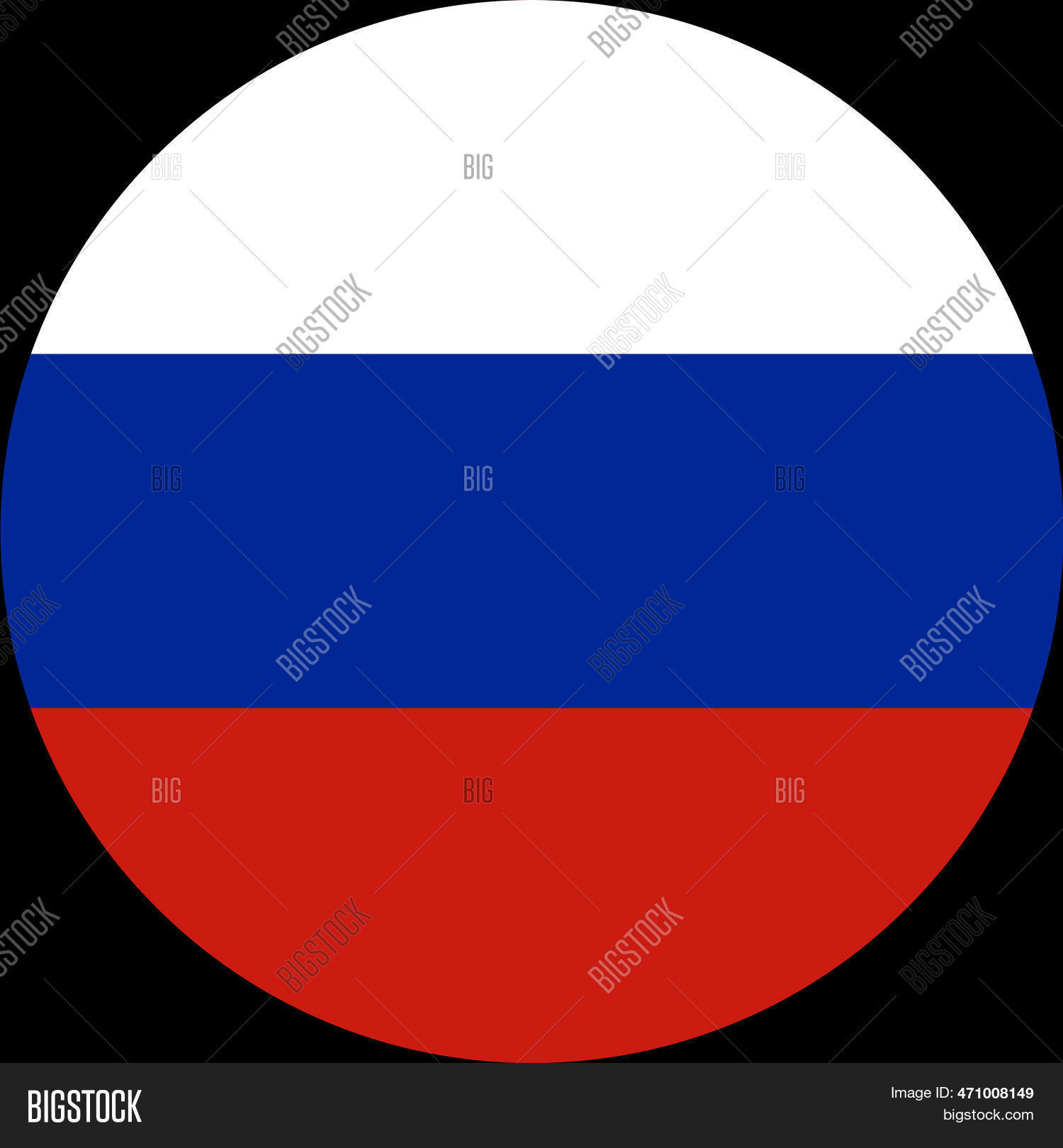 Russia Flag Circle Vector & Photo (Free Trial) | Bigstock