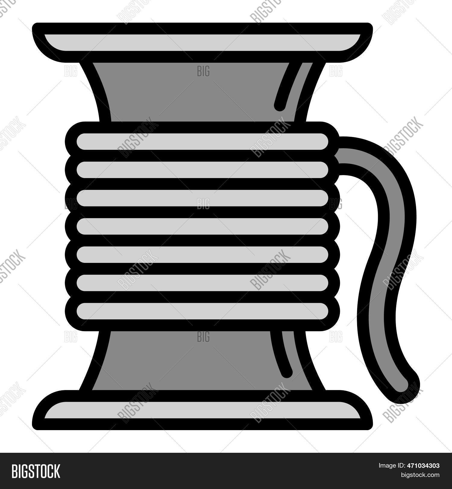 Cord Wire Coil Icon. Image & Photo (Free Trial) | Bigstock