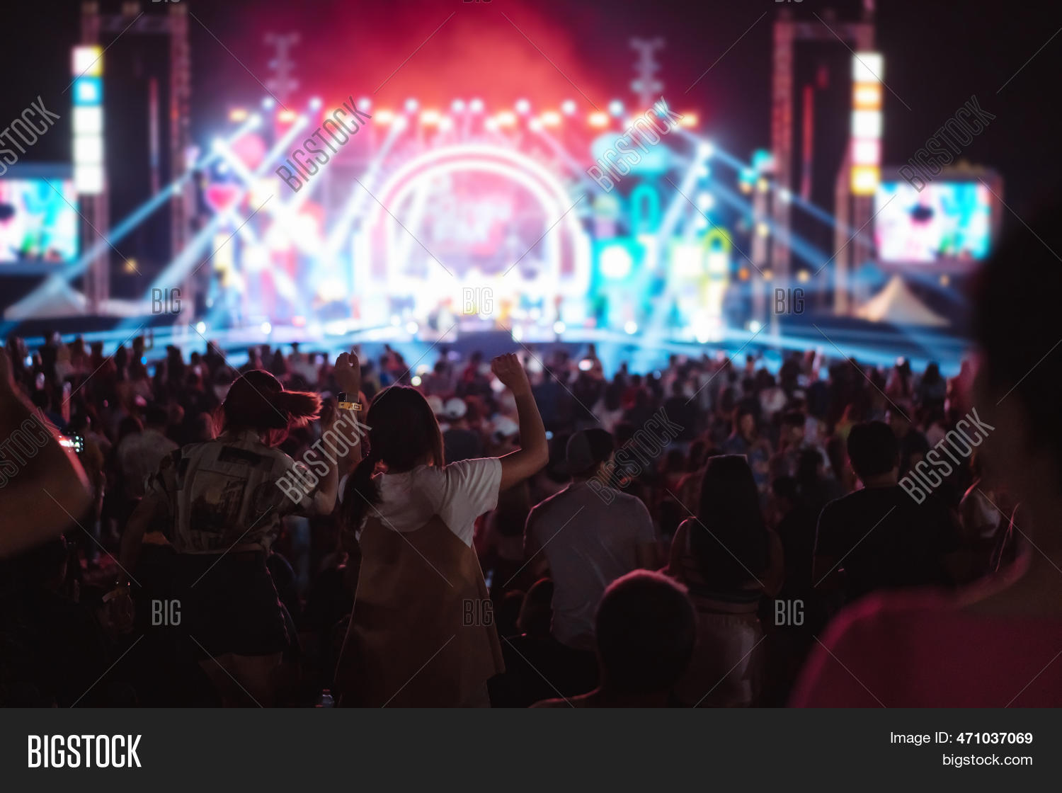 Crowd Hands Concert Image & Photo (Free Trial) | Bigstock