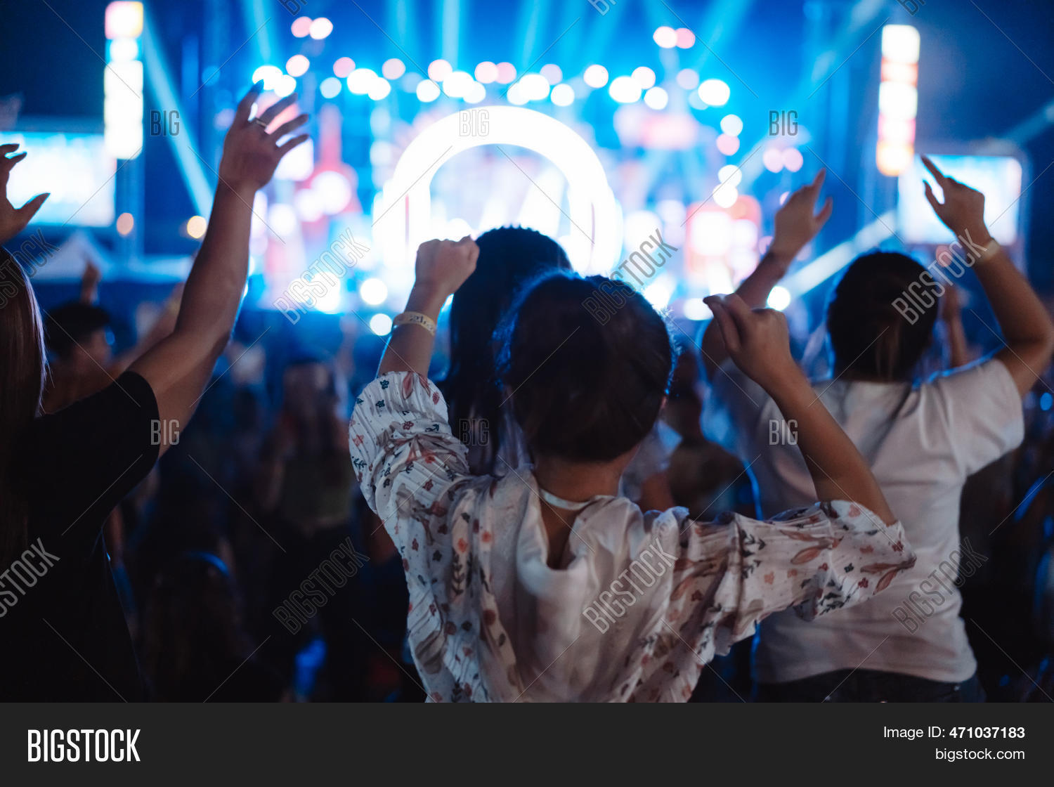 Crowd Hands Concert Image & Photo (Free Trial) | Bigstock