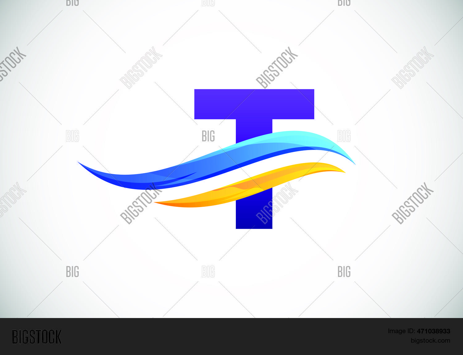 Initial T Alphabet Vector & Photo (Free Trial) | Bigstock