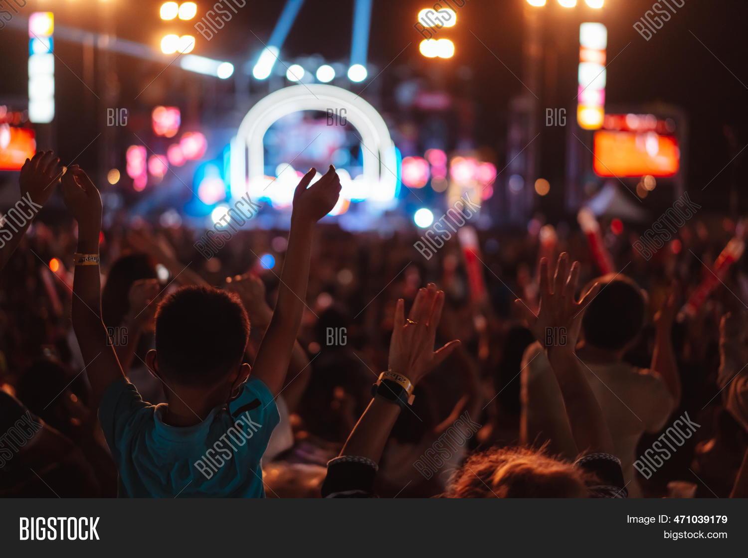 Crowd Hands Concert Image & Photo (Free Trial) | Bigstock