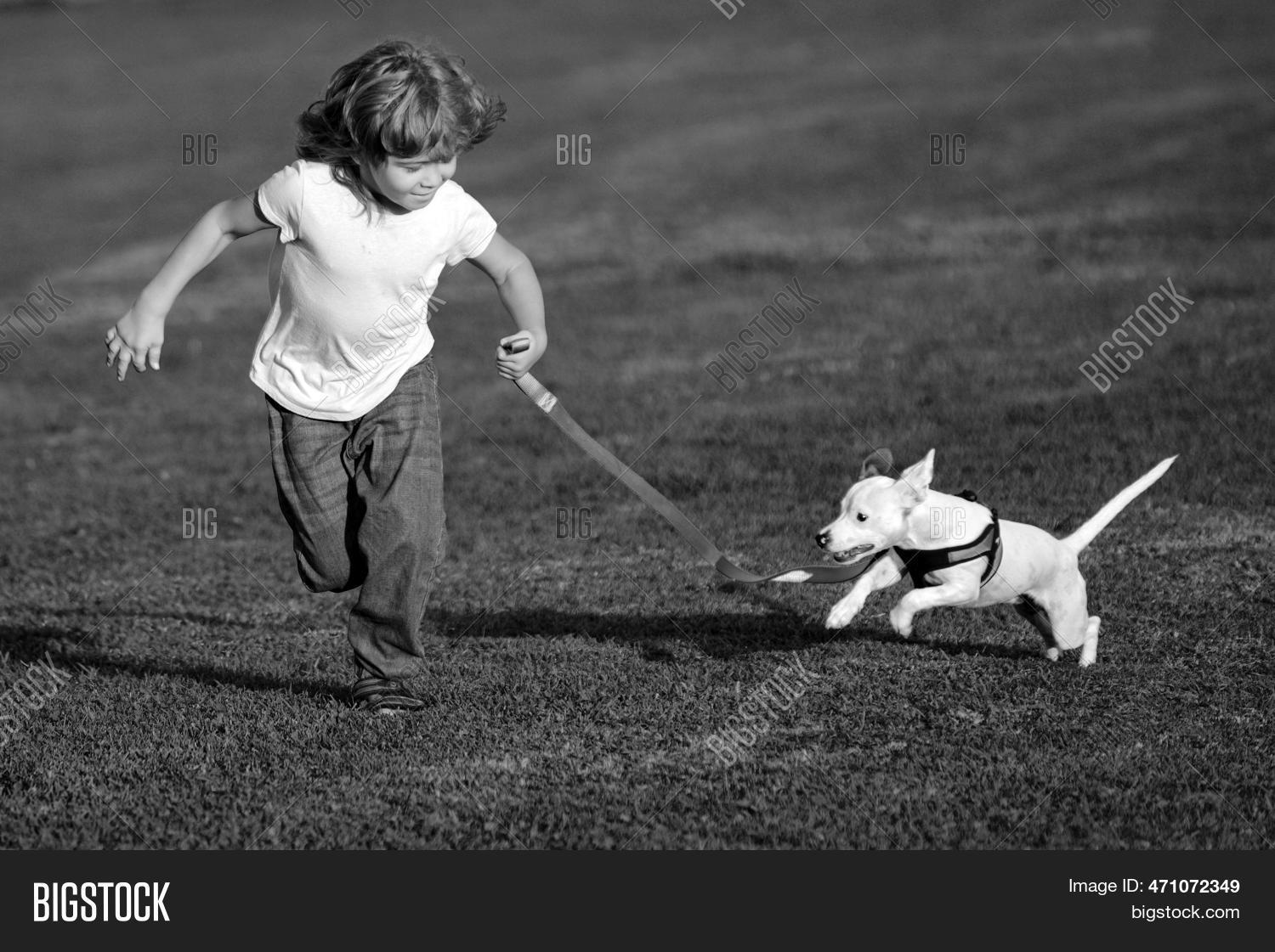 Boy Running Playing Image & Photo (Free Trial) | Bigstock