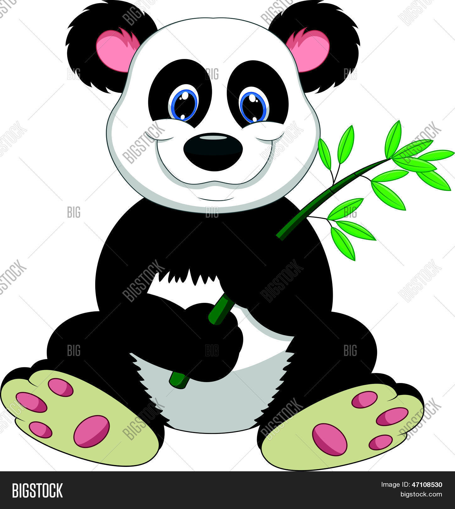 Giant Panda Cartoon Vector & Photo (Free Trial) | Bigstock