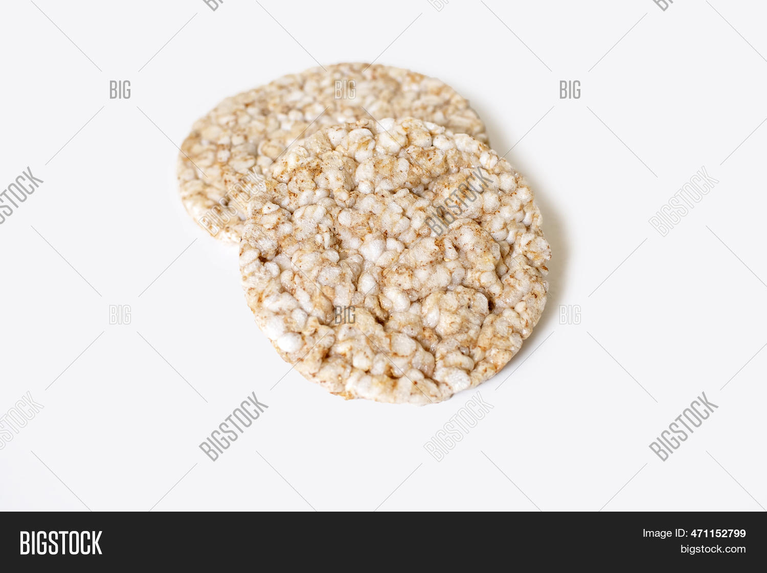 Two Round Rice Cakes Image & Photo (Free Trial) | Bigstock