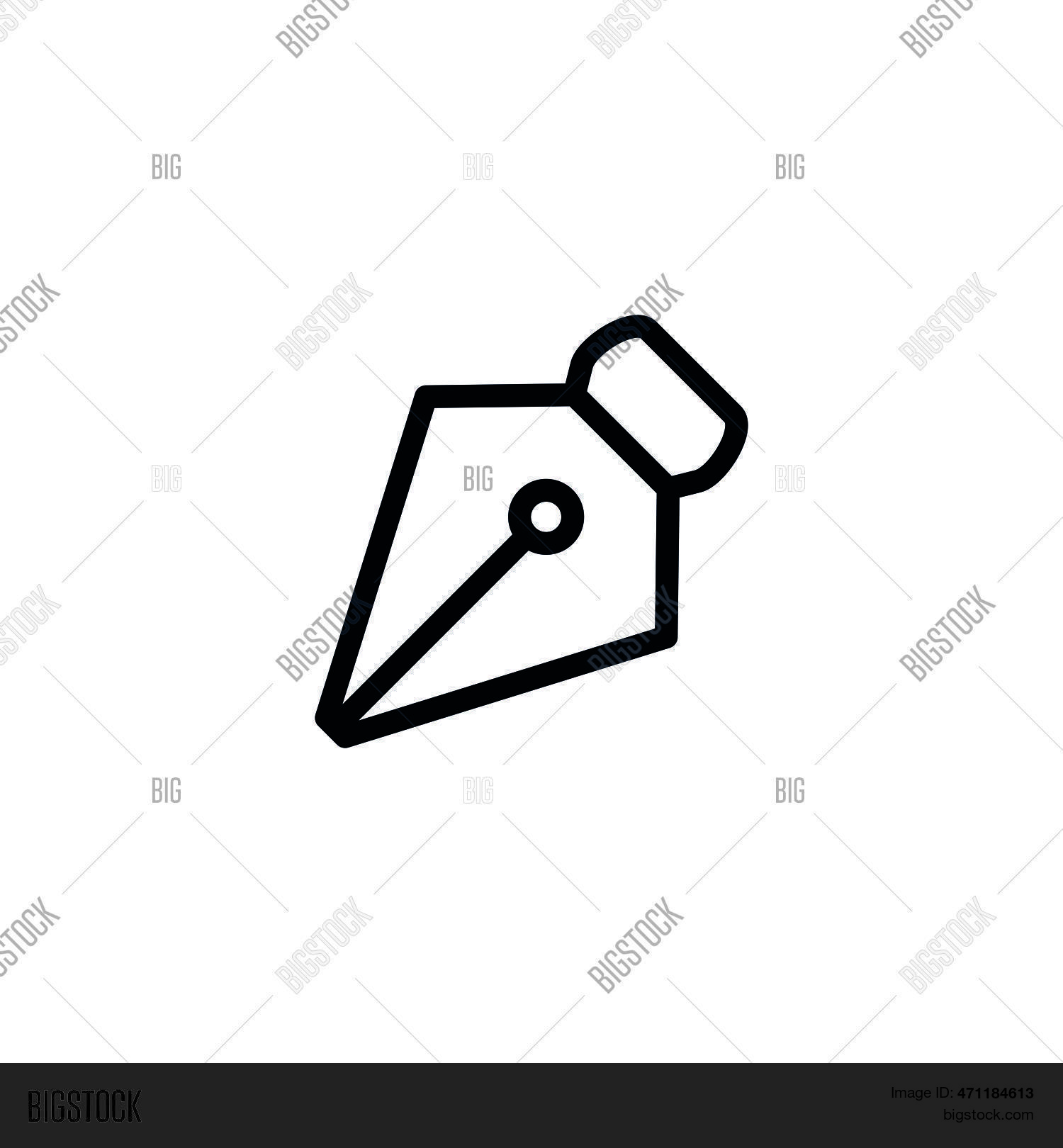 Pen Tool Icon. Simple Vector & Photo (Free Trial) | Bigstock