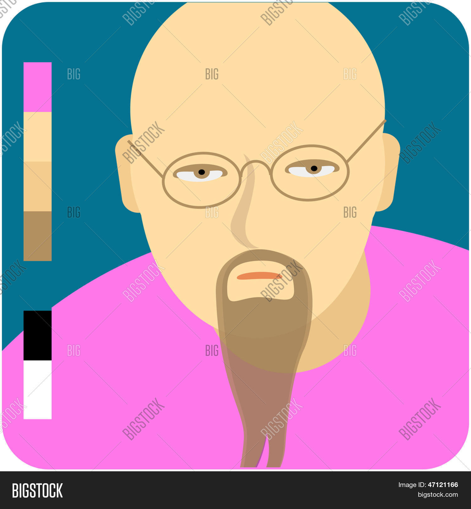 Bald Man Beard. Vector & Photo (Free Trial) | Bigstock