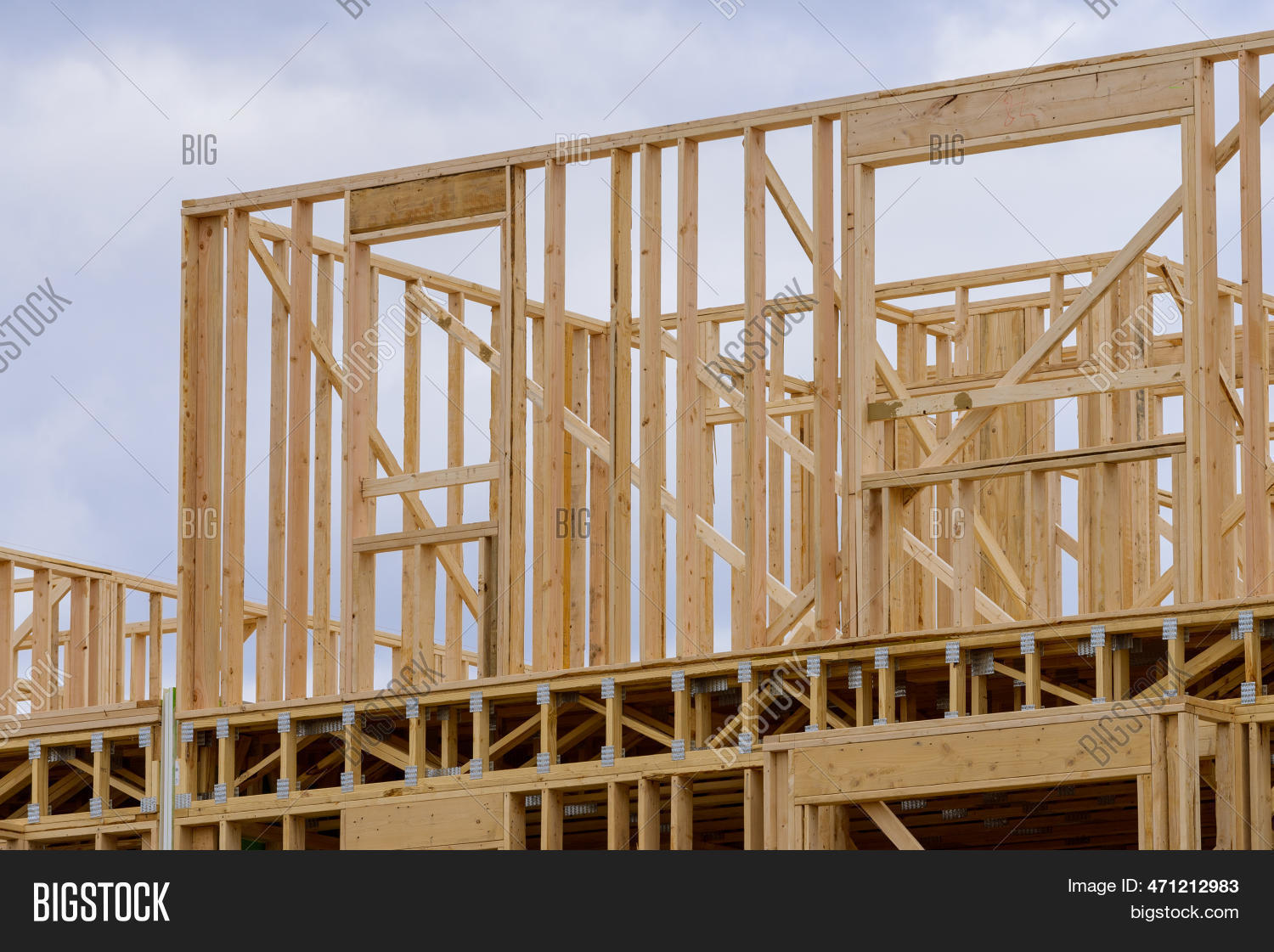 Framing Structure Wood Image & Photo (Free Trial) | Bigstock