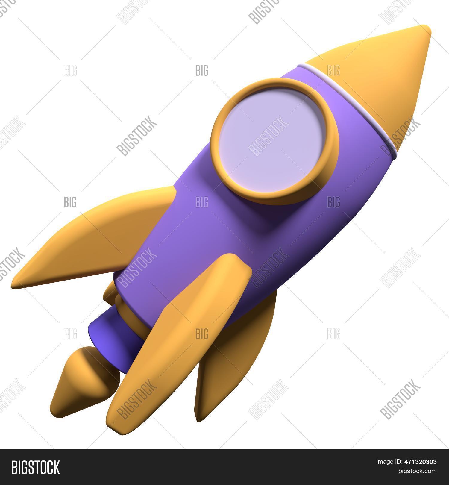 3d Render Rocket Image & Photo (Free Trial) | Bigstock