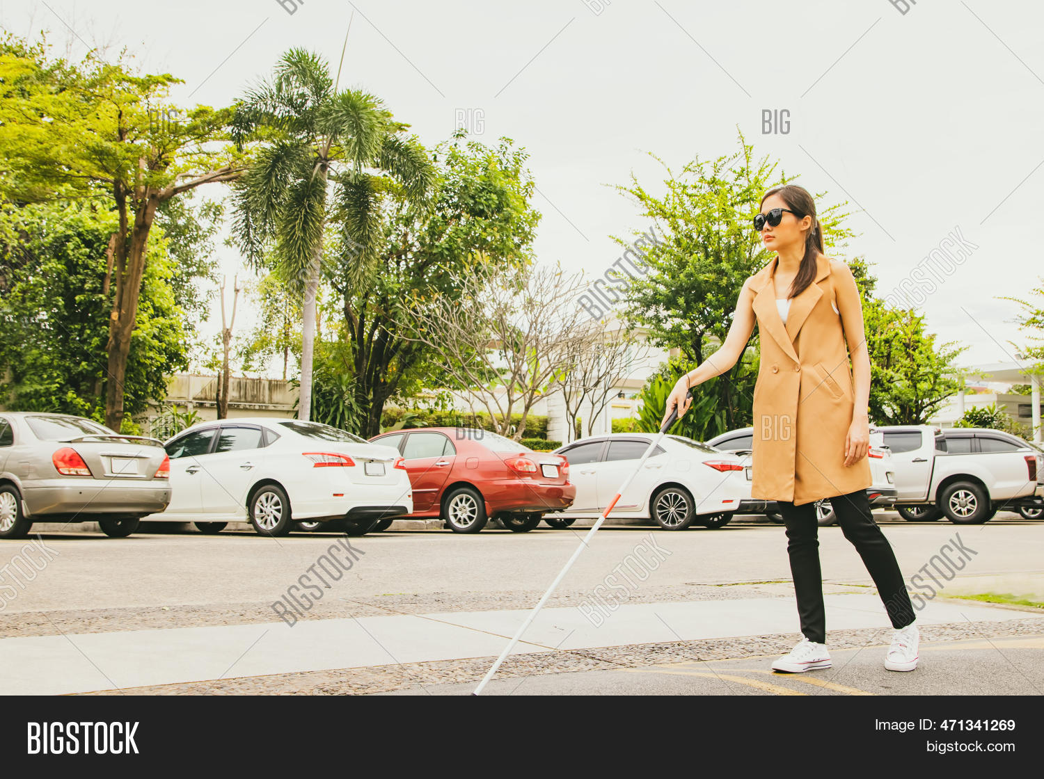 Beautiful Blind Asian Image & Photo (Free Trial) | Bigstock