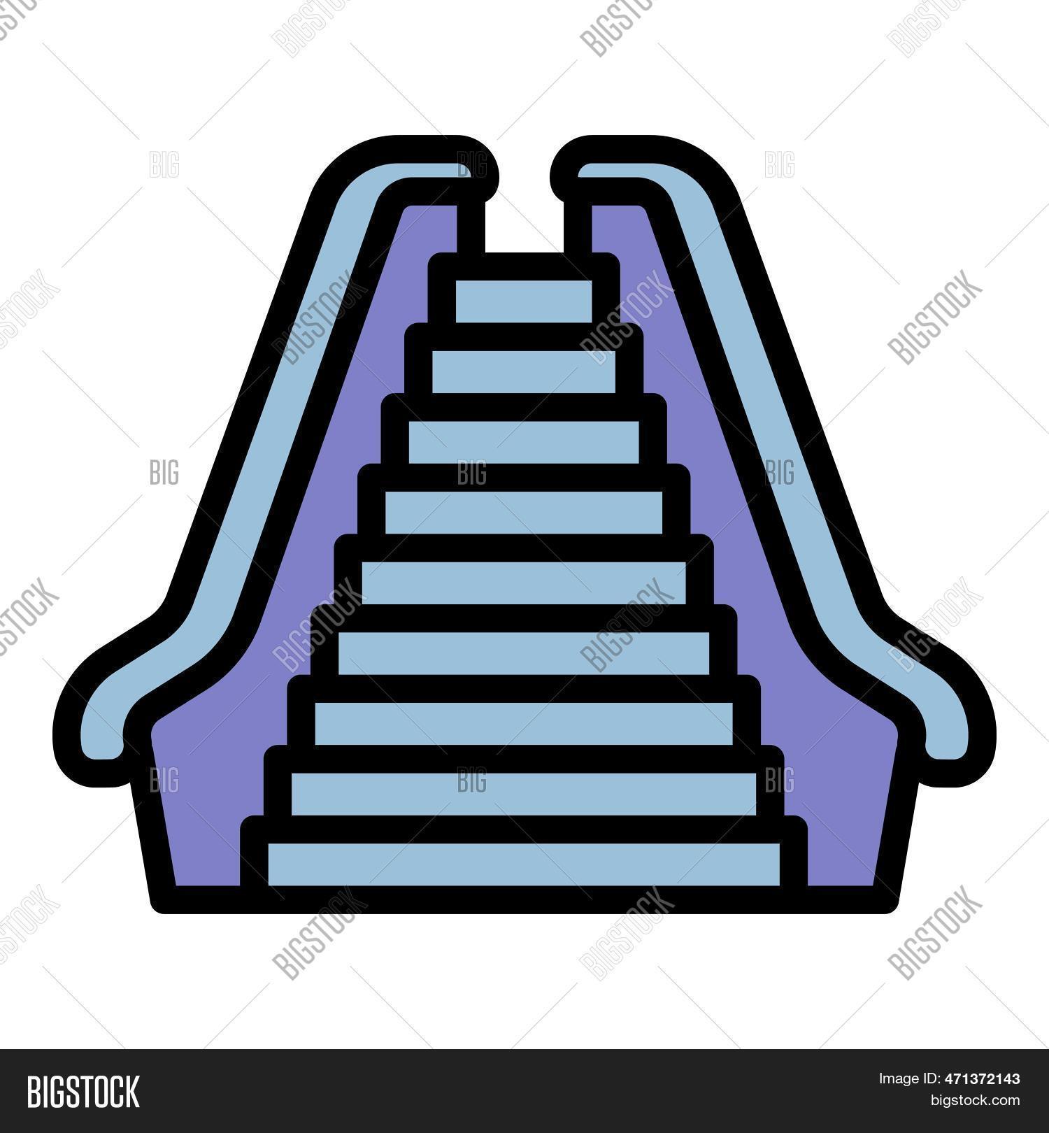 Front View Escalator Image & Photo (Free Trial) | Bigstock