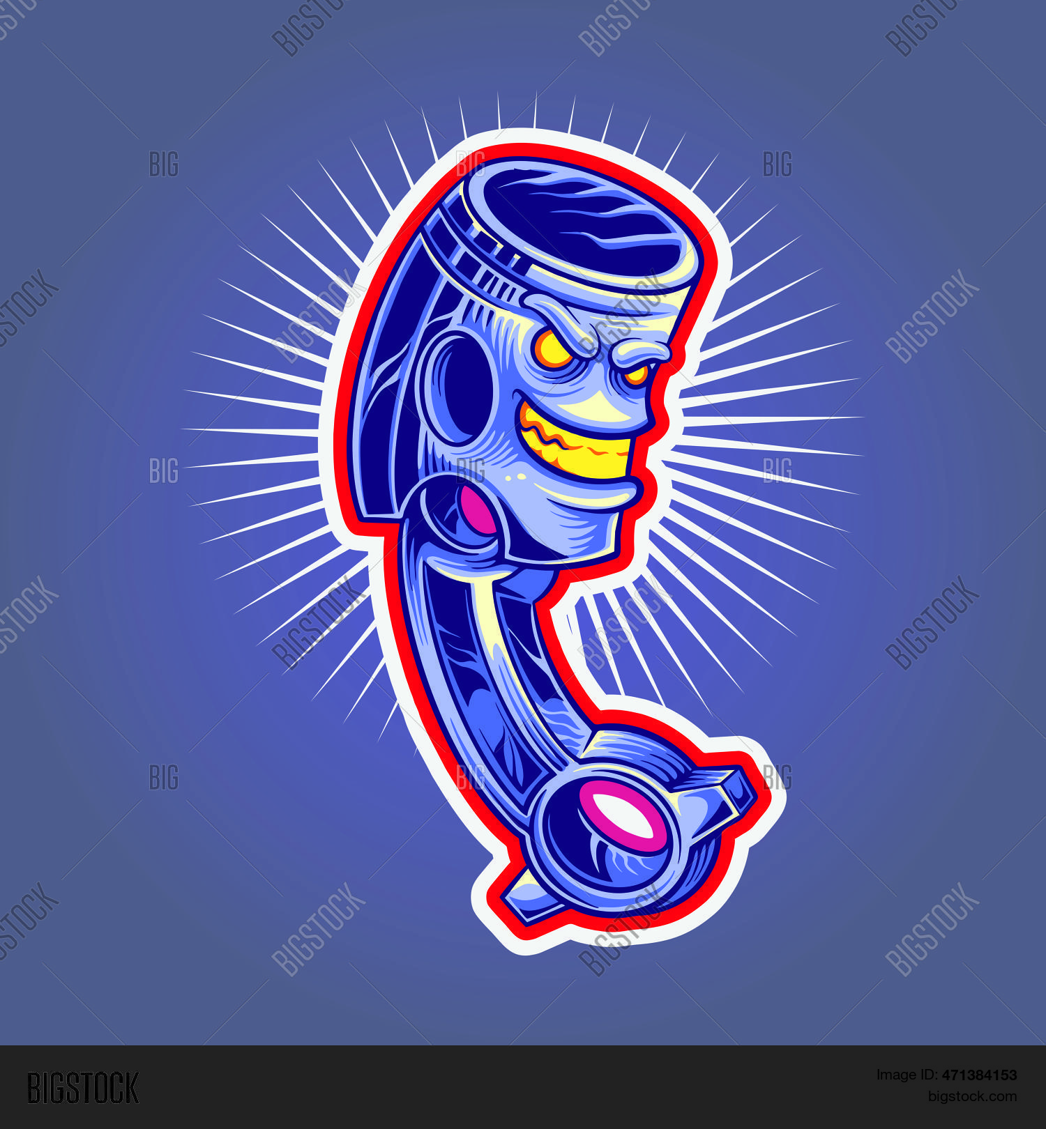 Angry Engine Hot Vector & Photo (Free Trial) | Bigstock