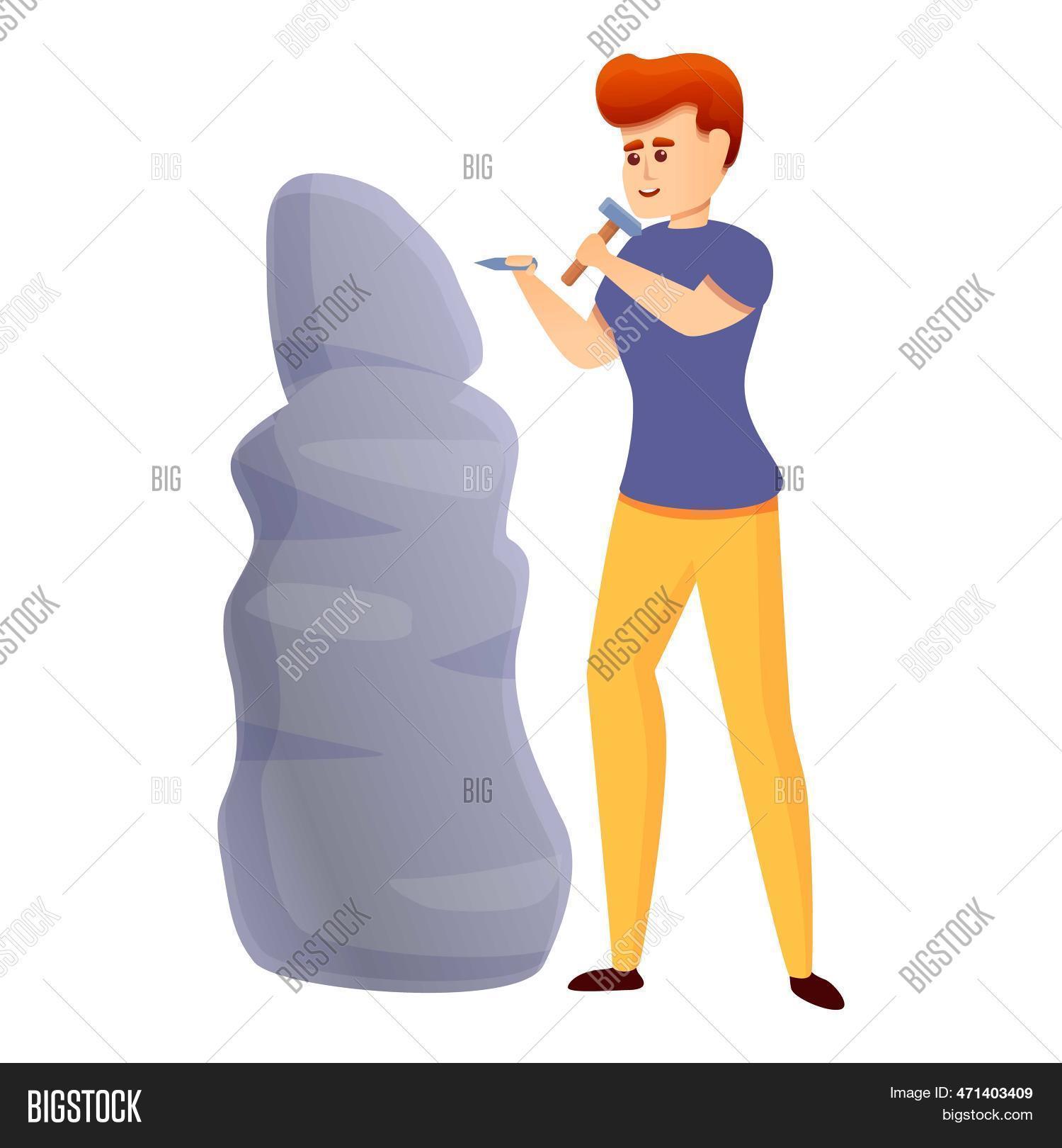 Young Sculptor Icon. Image & Photo (Free Trial) | Bigstock