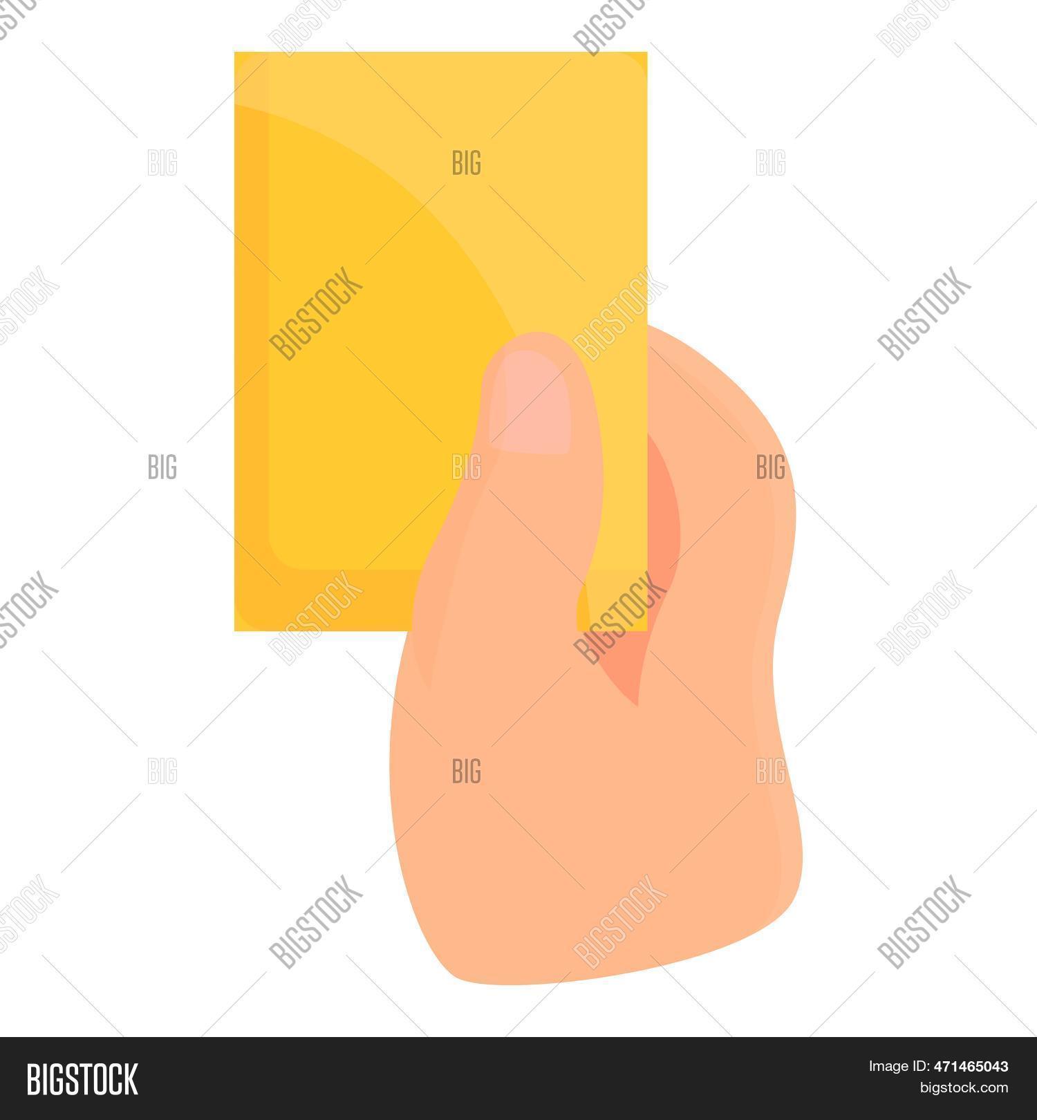 Referee Yellow Card Image & Photo (Free Trial) | Bigstock
