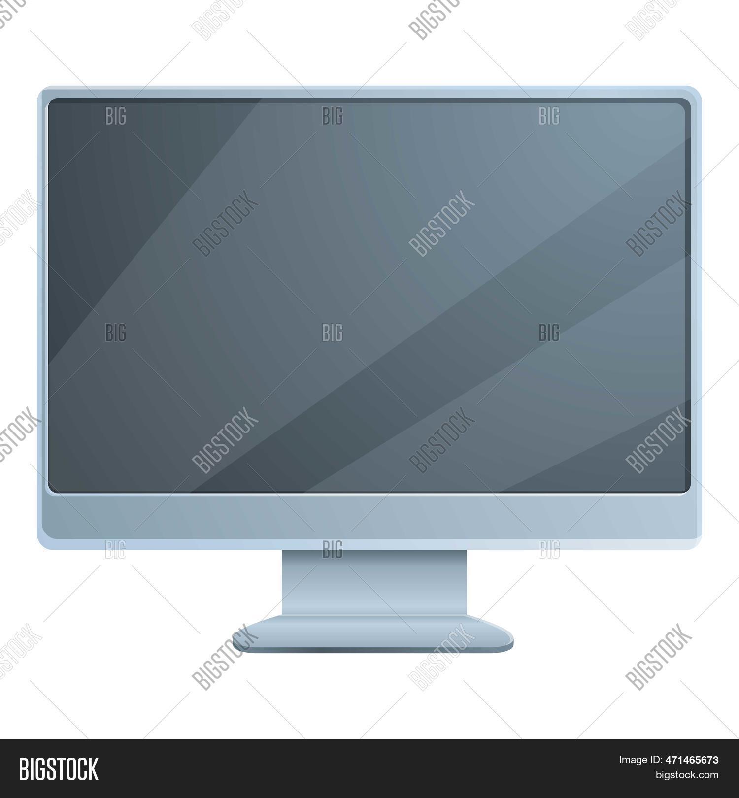 Lcd Monitor Icon. Image & Photo (Free Trial) | Bigstock