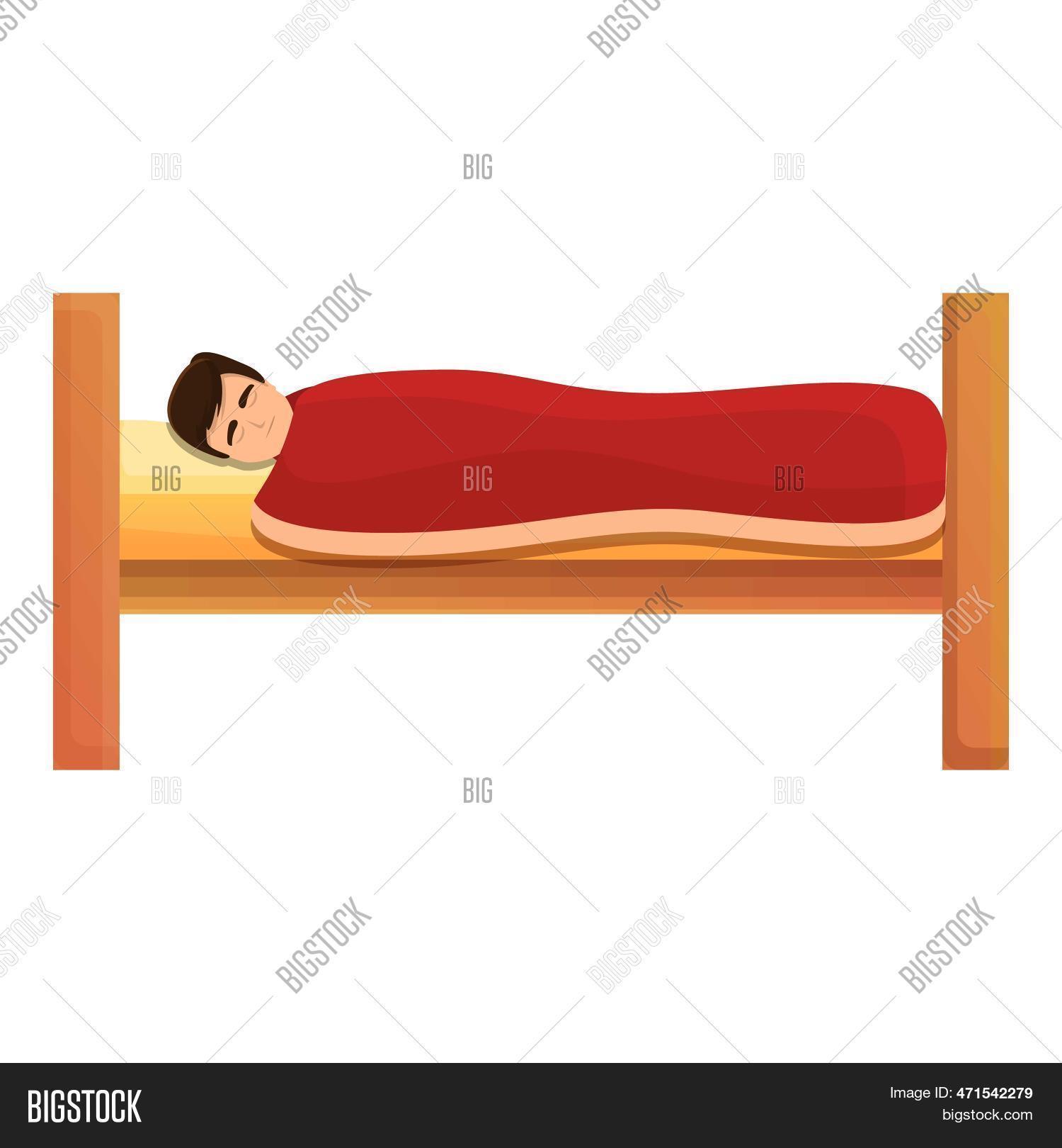 Kid Boy Sleeping Icon Image & Photo (Free Trial) | Bigstock