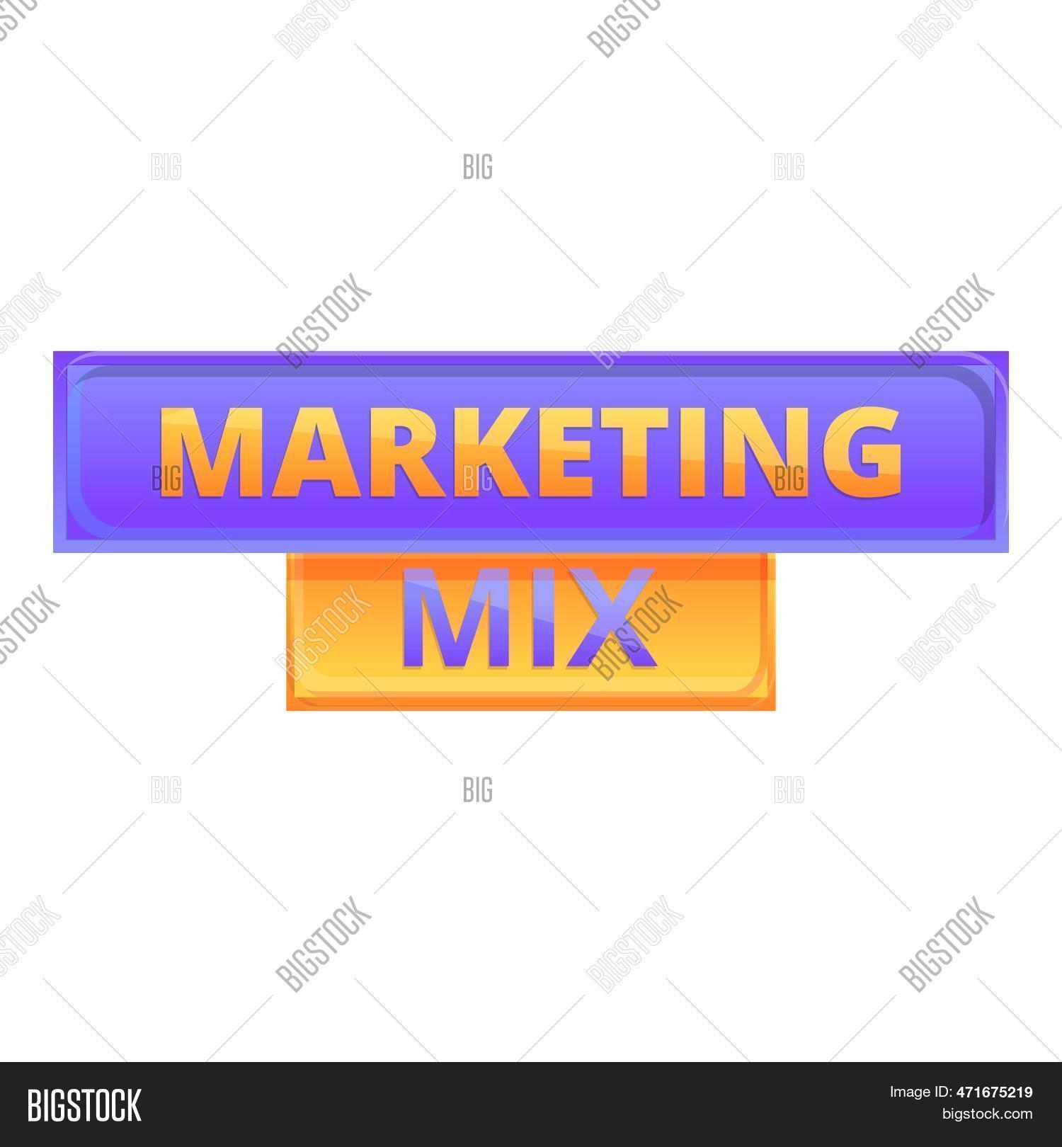 Marketing Mix Icon. Image & Photo (Free Trial) | Bigstock