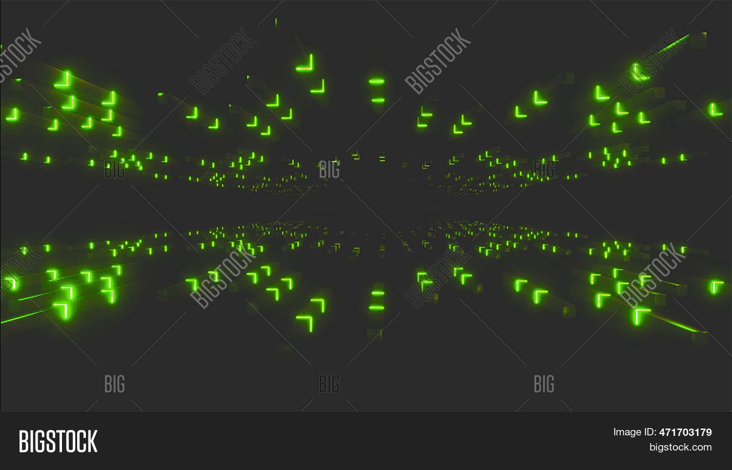 Green Matrix Digital Image & Photo (Free Trial) | Bigstock