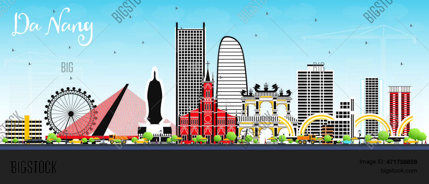 Da Nang Vietnam City Vector & Photo (Free Trial) | Bigstock