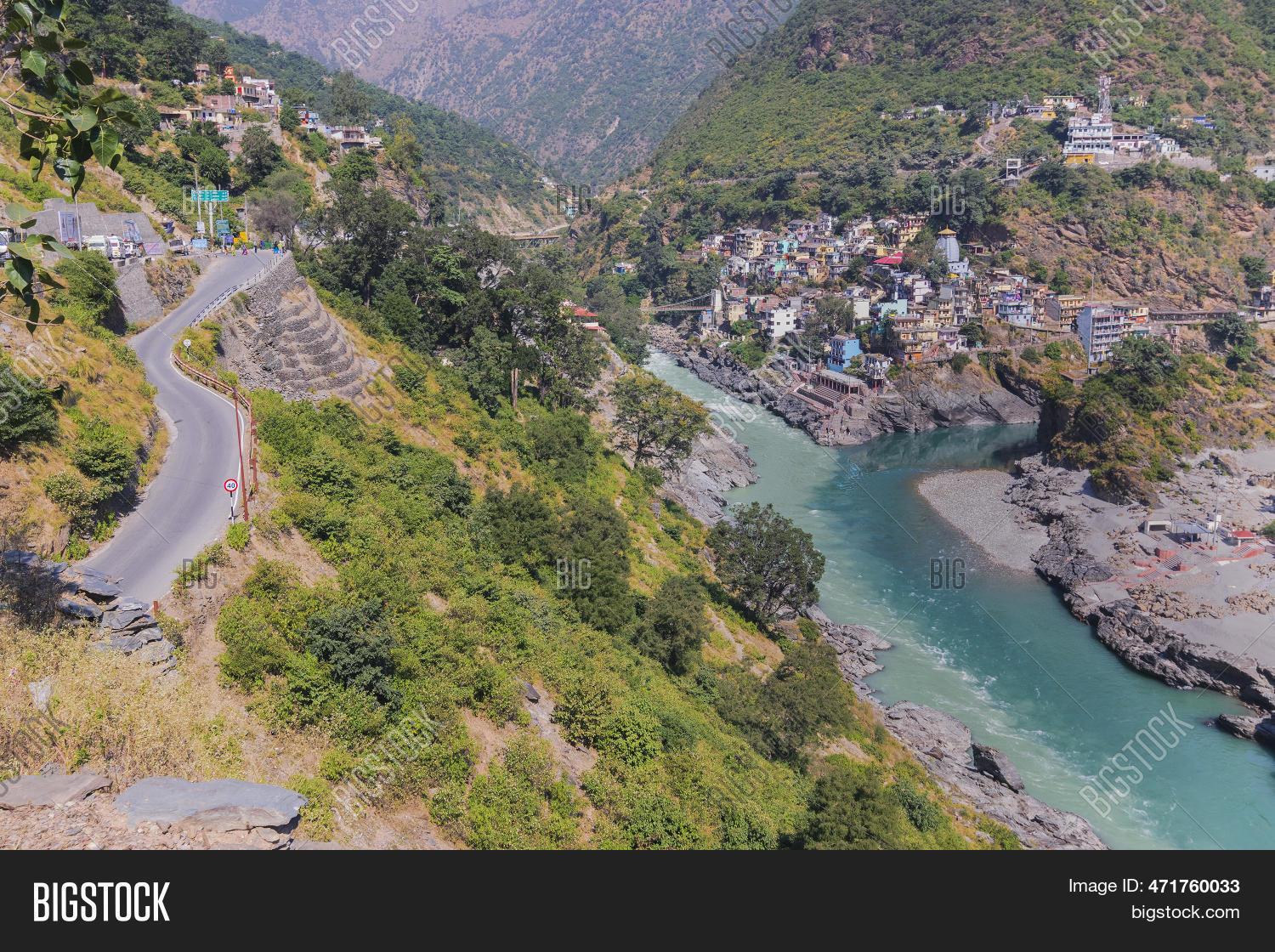 Bhagirathi River Left Image & Photo (Free Trial) | Bigstock
