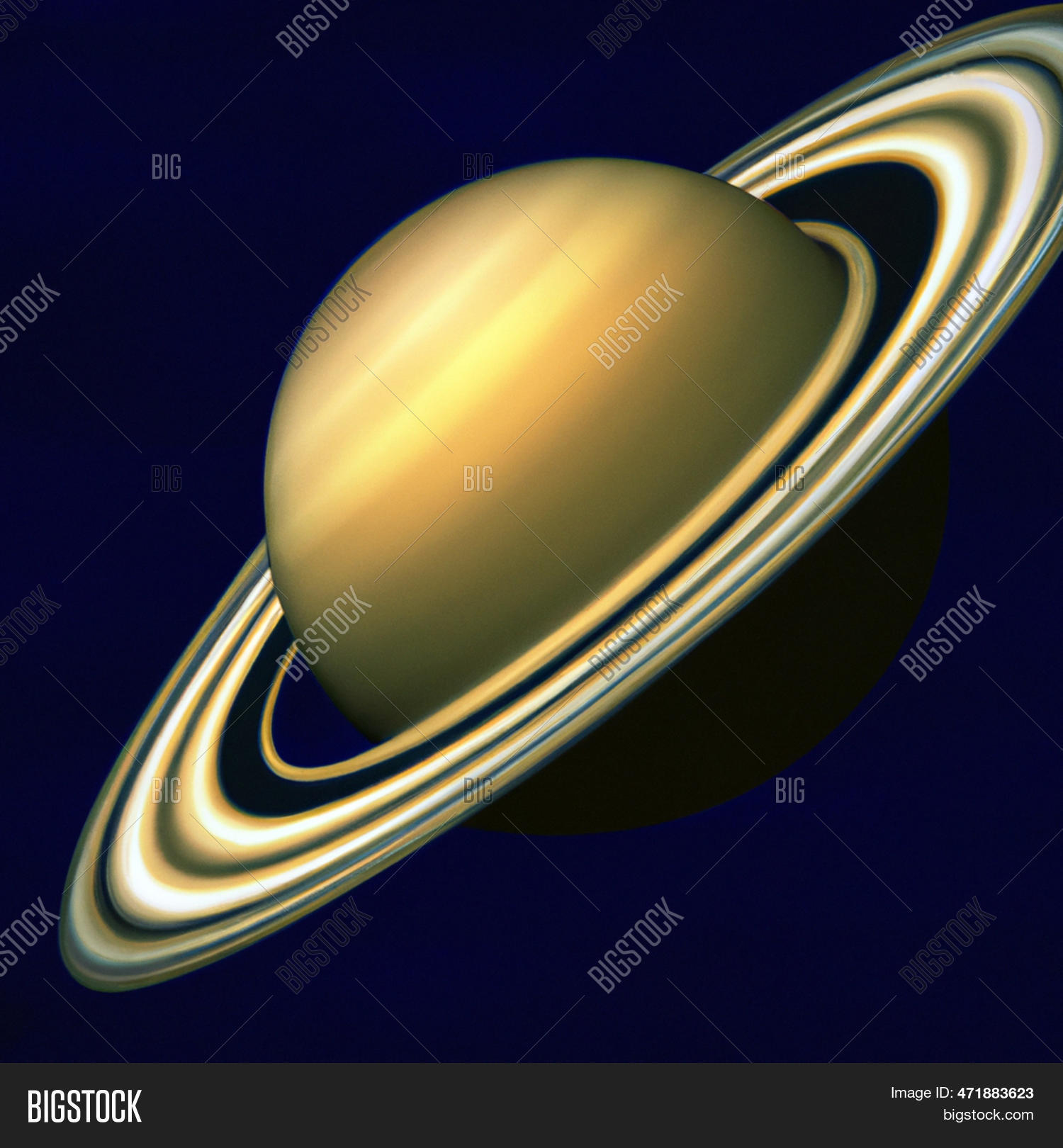 Saturn Gas Giant Image & Photo (Free Trial) | Bigstock