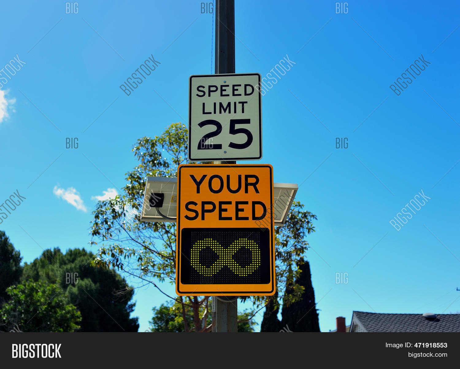 Speed Monitoring Sign Image & Photo (Free Trial) | Bigstock