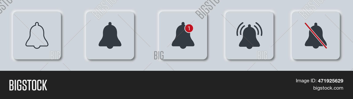 Notification Bell Image & Photo (Free Trial) | Bigstock