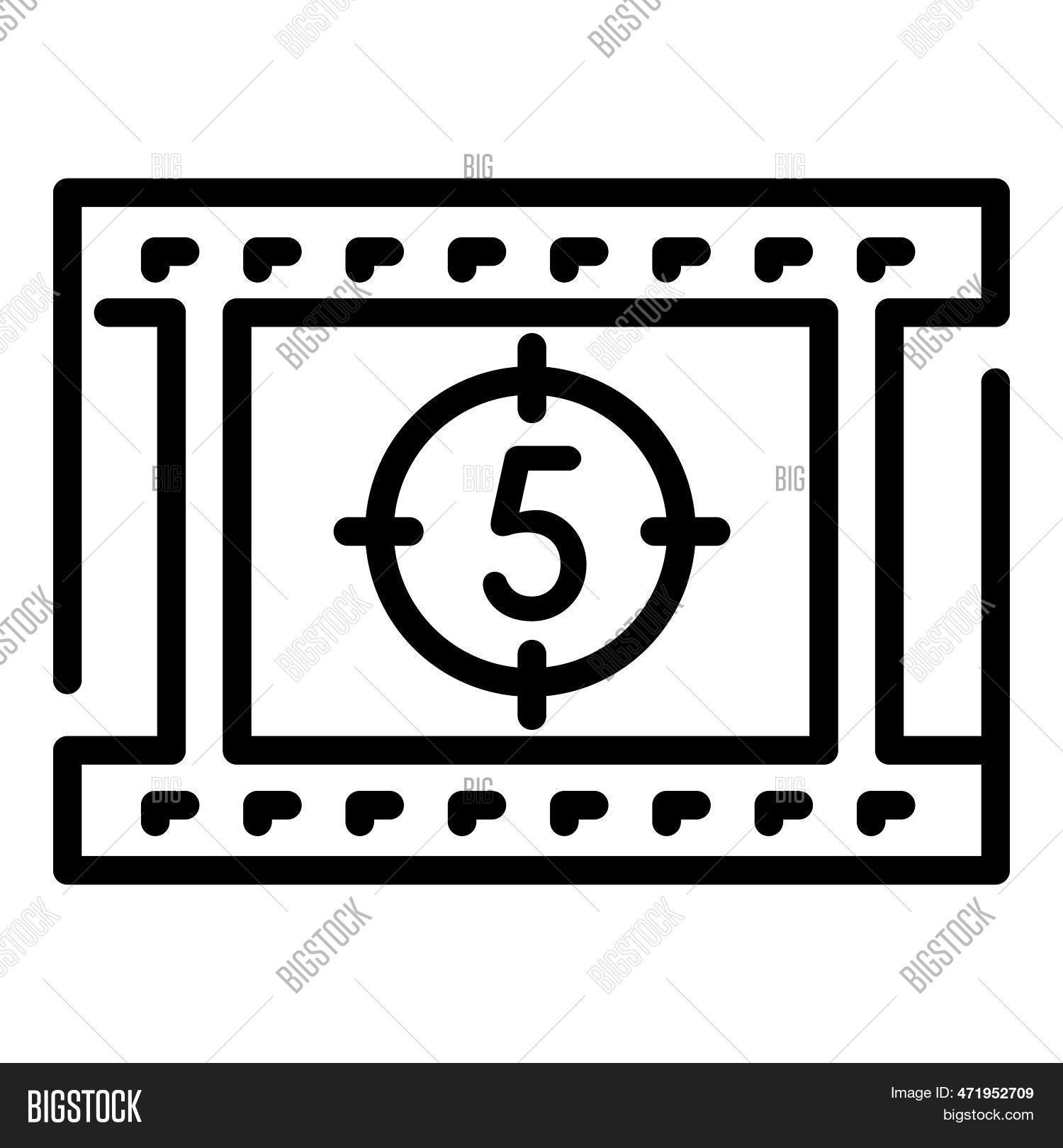 Movie Countdown Icon. Image & Photo (Free Trial) | Bigstock
