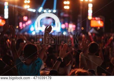 Crowd Hands Concert Image & Photo (Free Trial) | Bigstock