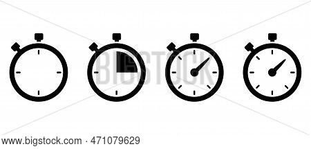 Timer Icon Collection Vector & Photo (Free Trial) | Bigstock
