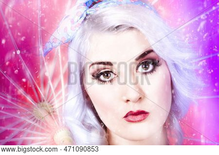Rain Falling On Face