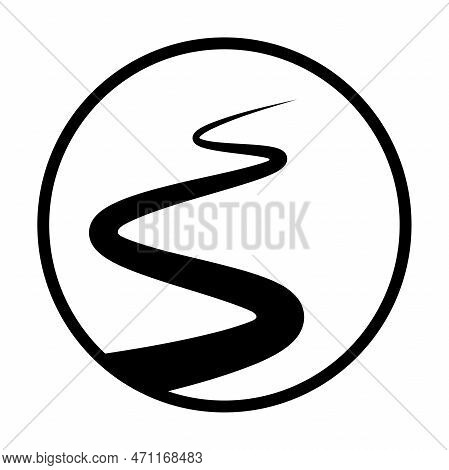 River Icon Vector Vector & Photo (Free Trial) | Bigstock