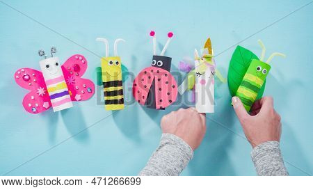 Flat Lay. Papercraft Image & Photo (Free Trial) | Bigstock