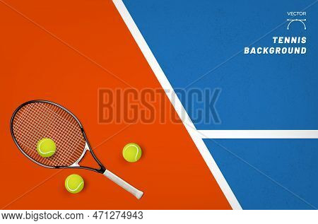 Tennis Background Vector & Photo (Free Trial) | Bigstock