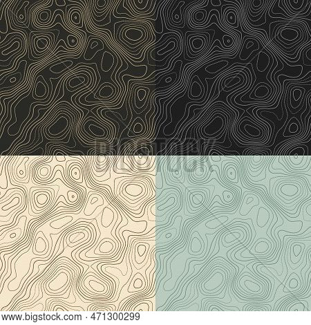 Topography Patterns. Vector & Photo (Free Trial) | Bigstock