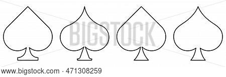 Playing Card Spade Vector & Photo (Free Trial) | Bigstock