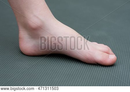 Child Barefoot On Mat Image & Photo (Free Trial) | Bigstock