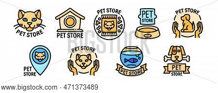 Pet Store Icons Set. Image & Photo (Free Trial) | Bigstock
