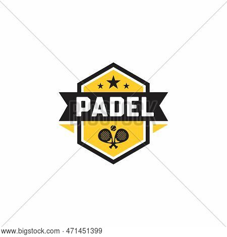 Padel Club Logo Stamp Vector & Photo (Free Trial) | Bigstock
