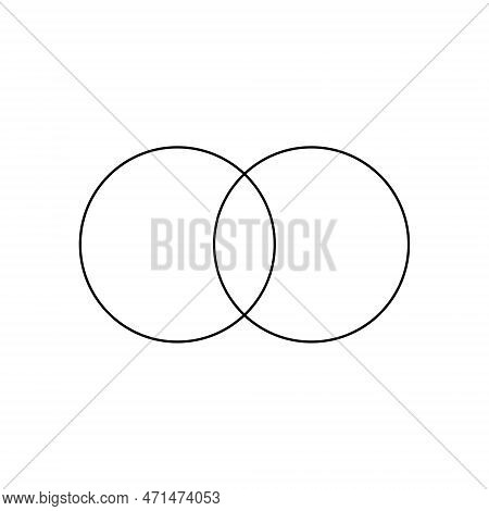 Otline Venn Diagram 2 Vector & Photo (Free Trial) | Bigstock