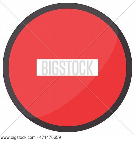 Glossy Stop Sign. Vector & Photo (Free Trial) | Bigstock