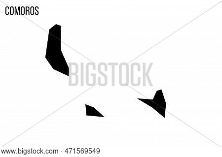 Comoros Political Map Vector & Photo (Free Trial) | Bigstock