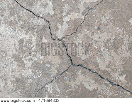 Cracked Concrete Floor Image & Photo (Free Trial) | Bigstock