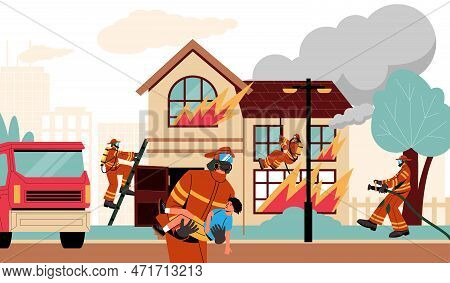 Building On Fire Animated