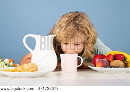 Child Drink Dairy Milk Image & Photo (Free Trial) | Bigstock
