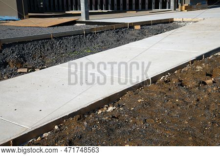 New Concrete Footpath Image & Photo (Free Trial) | Bigstock