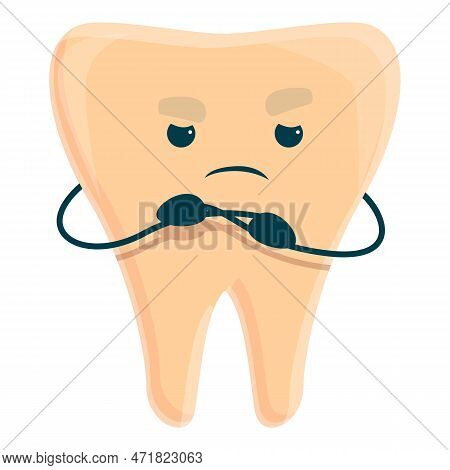 Sad Tooth Caries Icon Image & Photo (Free Trial) | Bigstock