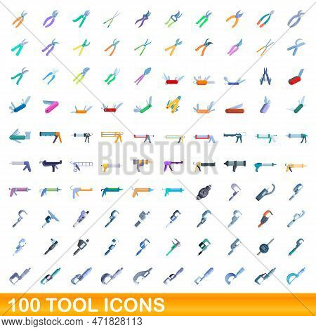 100 Tool Icons Set. Image & Photo (Free Trial) | Bigstock
